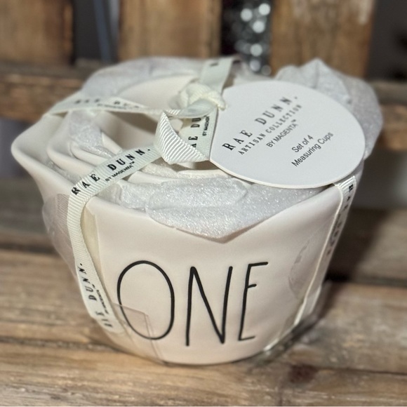 Rae Dunn | Kitchen | Rae Dunn Measuring Cups Without Handles Matte ...